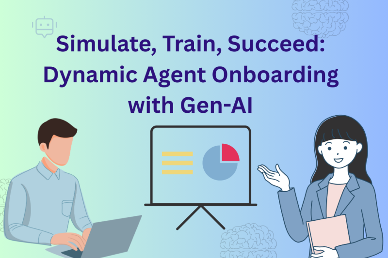 Simulate, Train, Succeed: Gen-AI Agent Onboarding